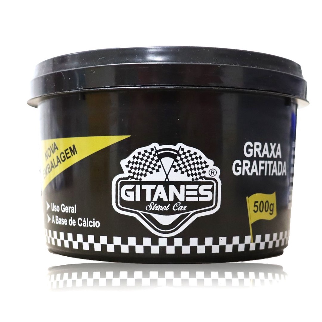 Graxa Grafitada 500g Base de Calcio com Grafite Homocineticas Rolamentos Gitanes | Shopee Brasil