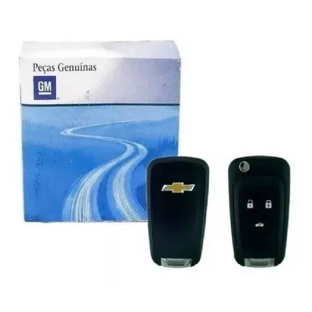 Chave Onix Prisma Cobalt Spin Cruze Tracker 3 Botões novo modelo ...