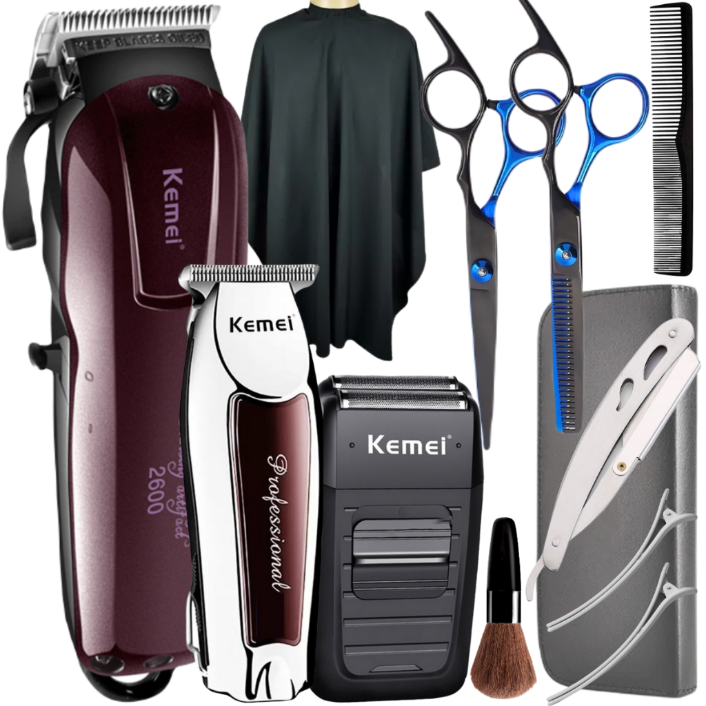 Kit Maquina Corte Cabelo Acabamento E Shaver Profissional Kit de ... Kit Maquina Corte Cabelo Acabamento E Shaver Profissional Kit de ...