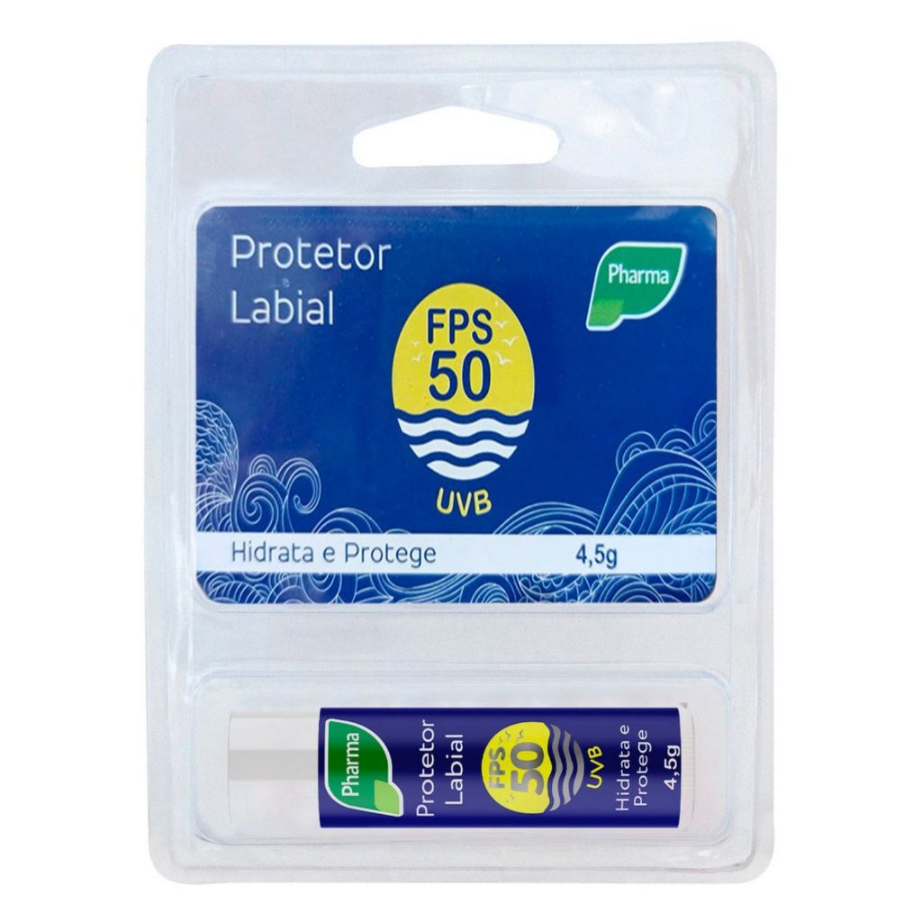 Protetor Labial Hidrata e Protege Fps 50 Stick Pharma | Shopee Brasil