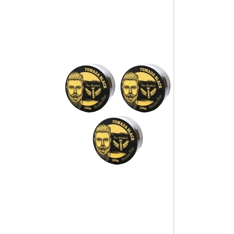 Kit 3 Cera Black 150g Para Modelar e Fixar Cabelo Brothers Profissional | Shopee Brasil