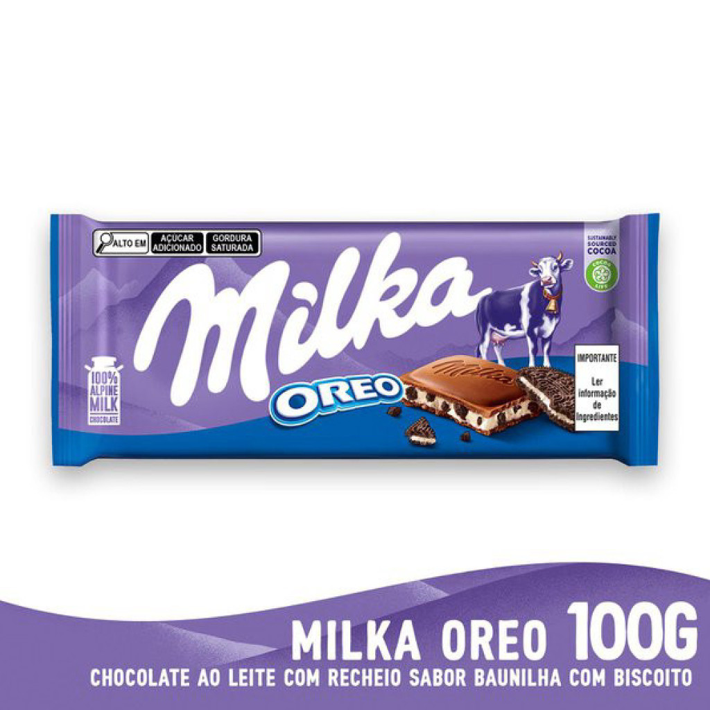 Chocolate Milka Oreo 100g - Chocolate Ao Leite - Milka | Shopee Brasil