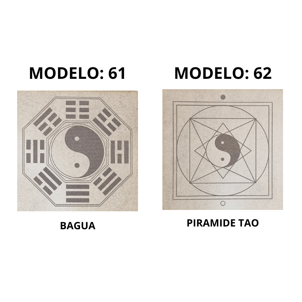 kit 2 gráficos radiônicos mdf 3mm 20x20cm - radiestesia - modelos 61 e ...