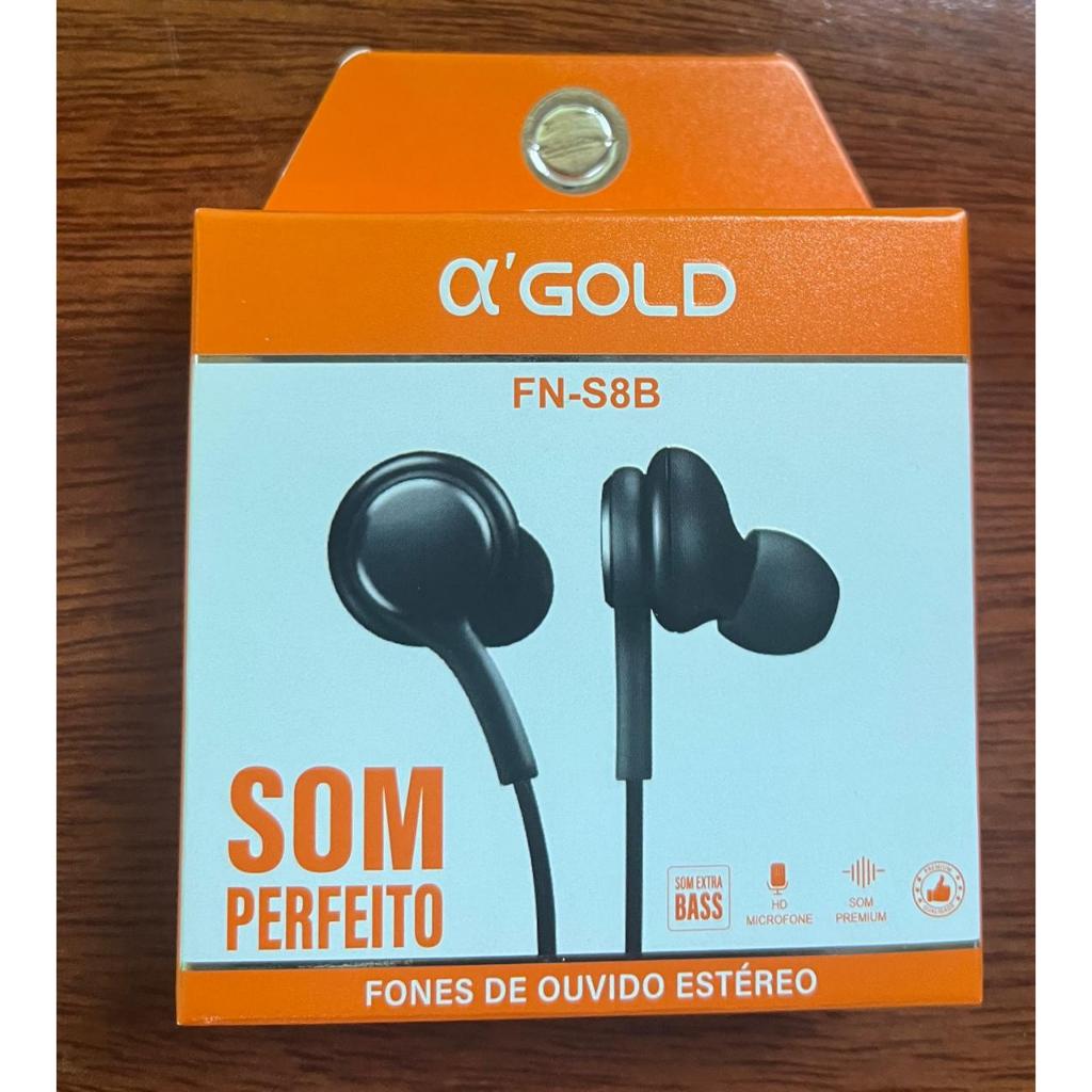 FONE DE OUVIDO INTRA AURICULAR ESTÉREO, ALTA QUALIDADE, SOM LIMPO, SEM RUIDO, COM MICROFONE, FN ...