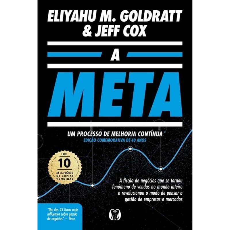 LIVRO A META UM PROCESSO DE MELHORIA CONTÍNUA - EDIÇÃO COMEMORATIVA DE ...