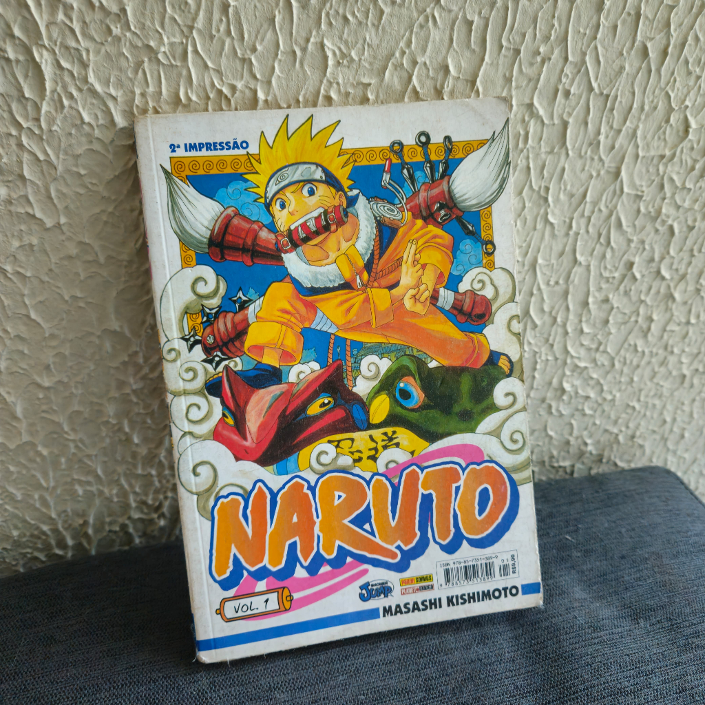 Mangá Naruto Volume 1 Segunda Impressão | Shopee Brasil