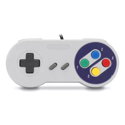Controle Usb Joystick Super Nintendo Snes Jogos Emulador Pc | Shopee Brasil