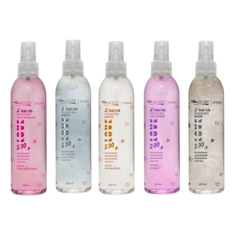 Bruma Fixadora Vegana com Aroma/ Max Love 120/200 ml | Shopee Brasil