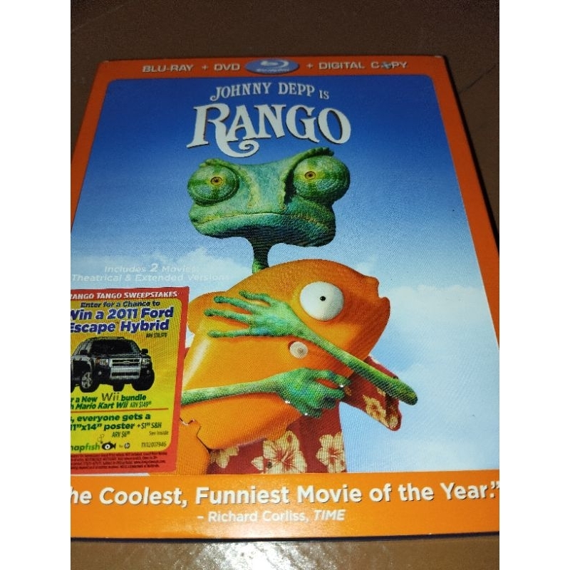 blu-ray+dvd Rango | Shopee Brasil