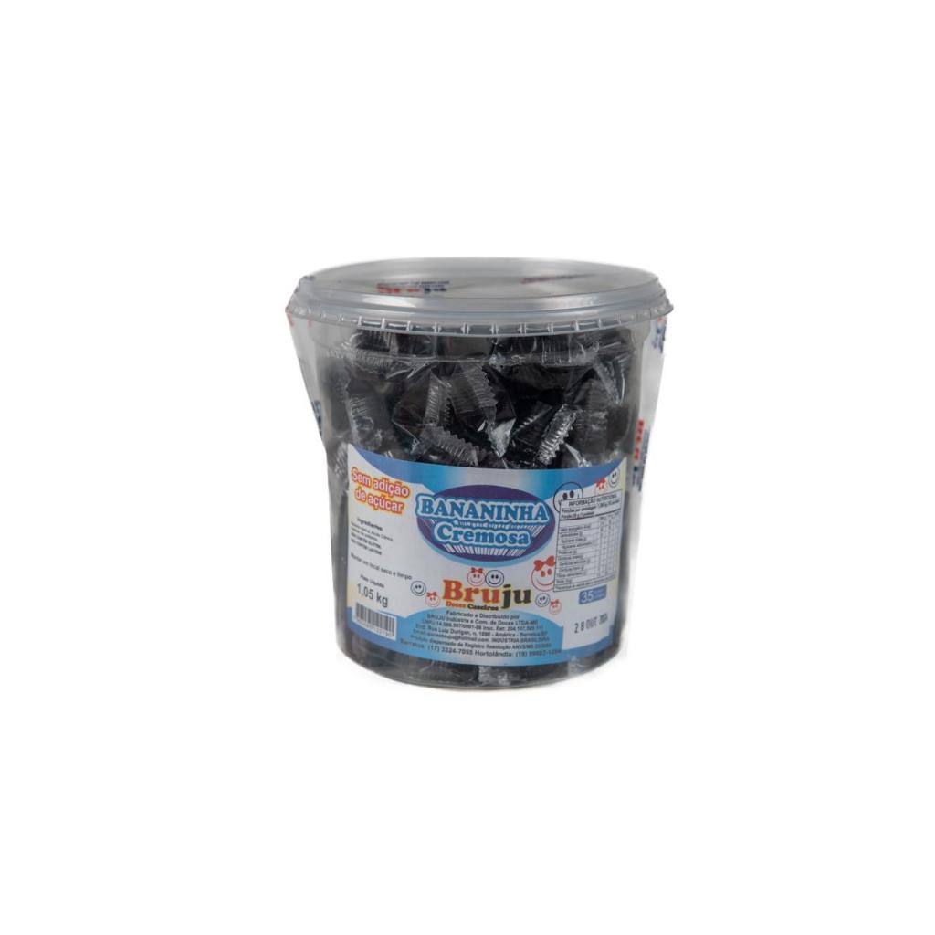 BANANINHA CREMOSA SEM ADIÇÃO DE AÇUCAR BRUJU | Shopee Brasil