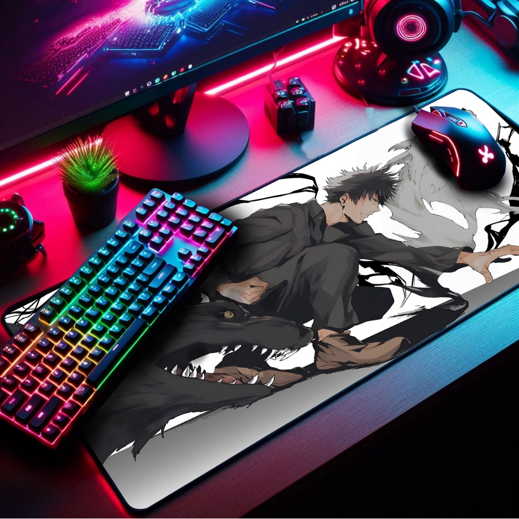 Mouse Pad Gamer Premium Extra Grande 120x60cm Borda Costurada Estampas ...