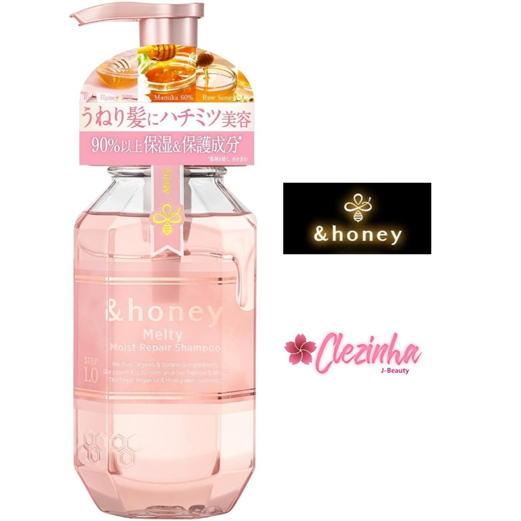 Shampoo &honey Melty Moist Repair Step 1.0 - 440ml Made In Japan | Shopee Brasil