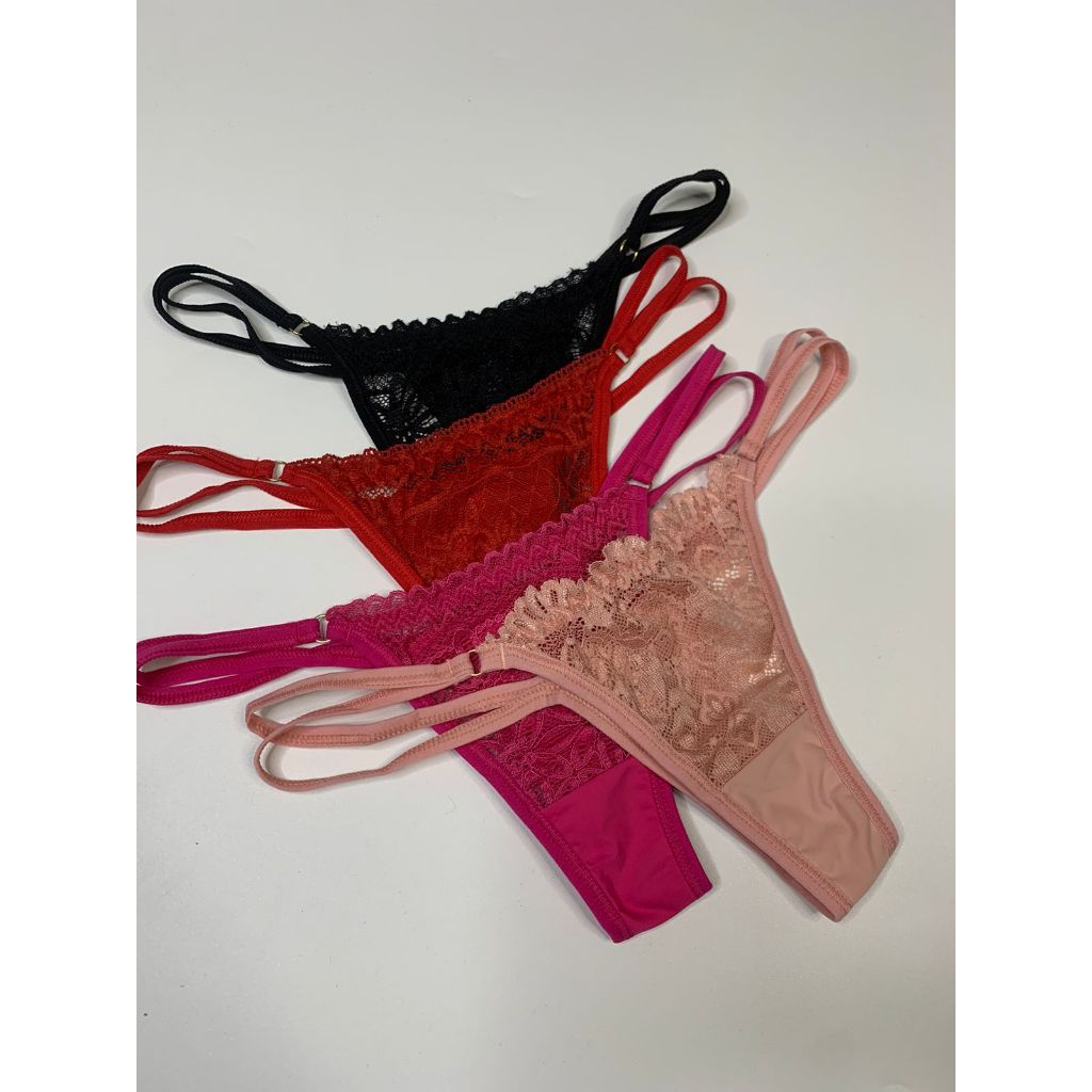 Calcinha Fio Dental Estampas Diversas Calcinha Lara | Shopee Brasil