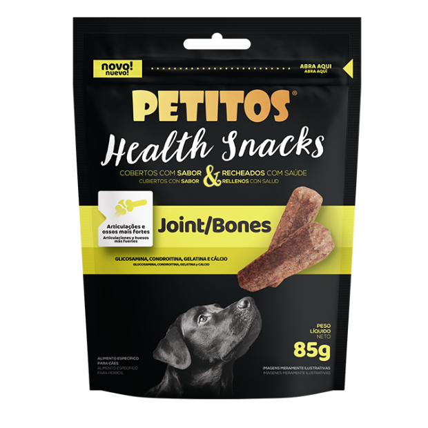 Petisco Super Premium Saudável para Cães - Petitos Health Snacks - 85g ...