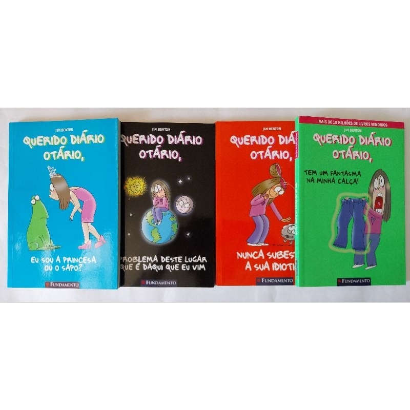 Kit 4 Livros Querido Diário Otário, Jim Benton | Shopee Brasil