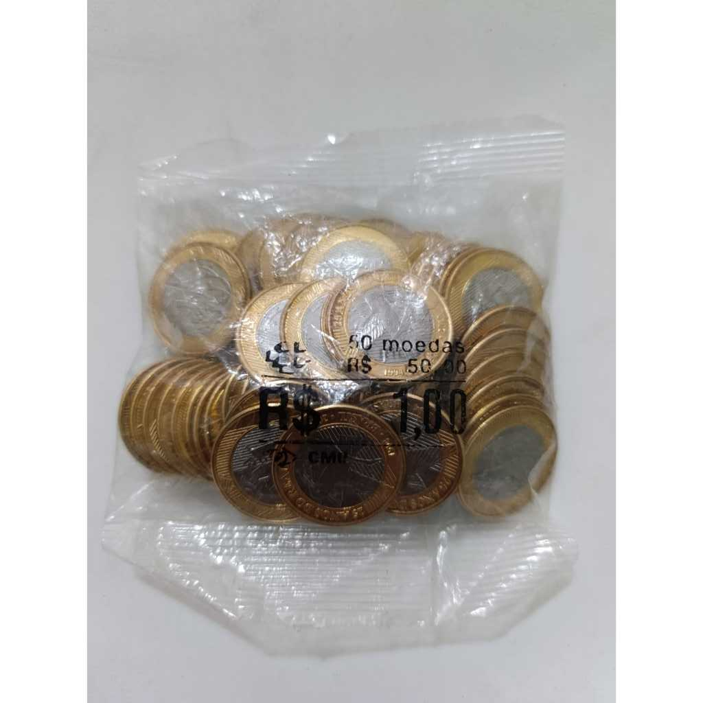 PACOTE LACRADO DE MOEDAS DO BEIJA FLOR - CONTÉM 50 MOEDAS | Shopee Brasil