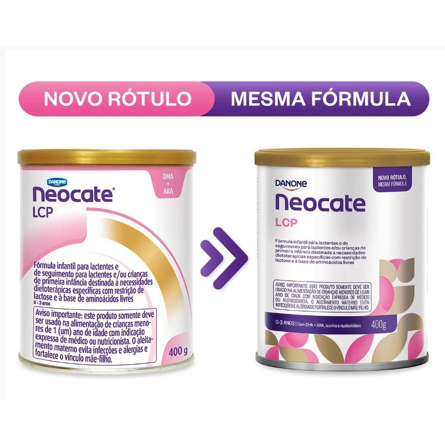 Neocate Lcp Fórmula Infantil Em Pó Lata 400g | Shopee Brasil