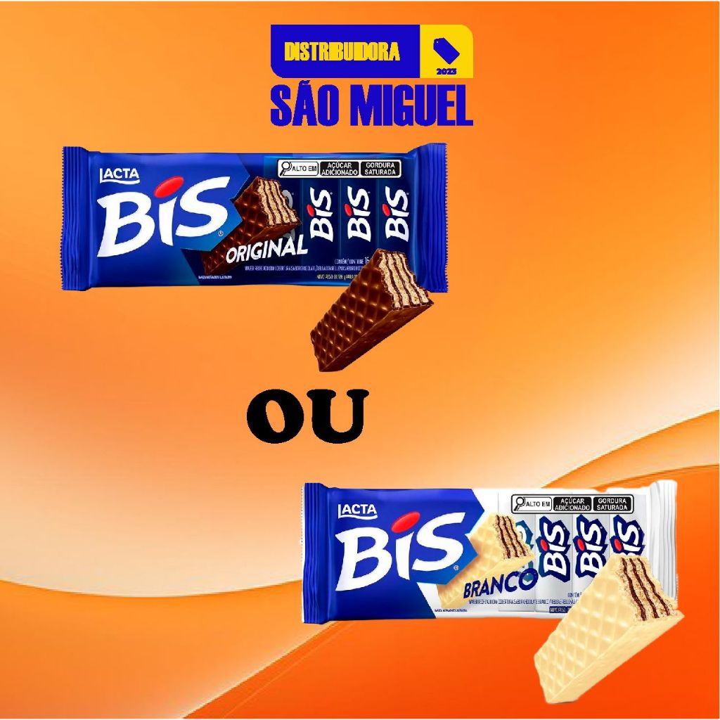 Chocolate Bis 100,8g Ao Leite - Lacta | Shopee Brasil