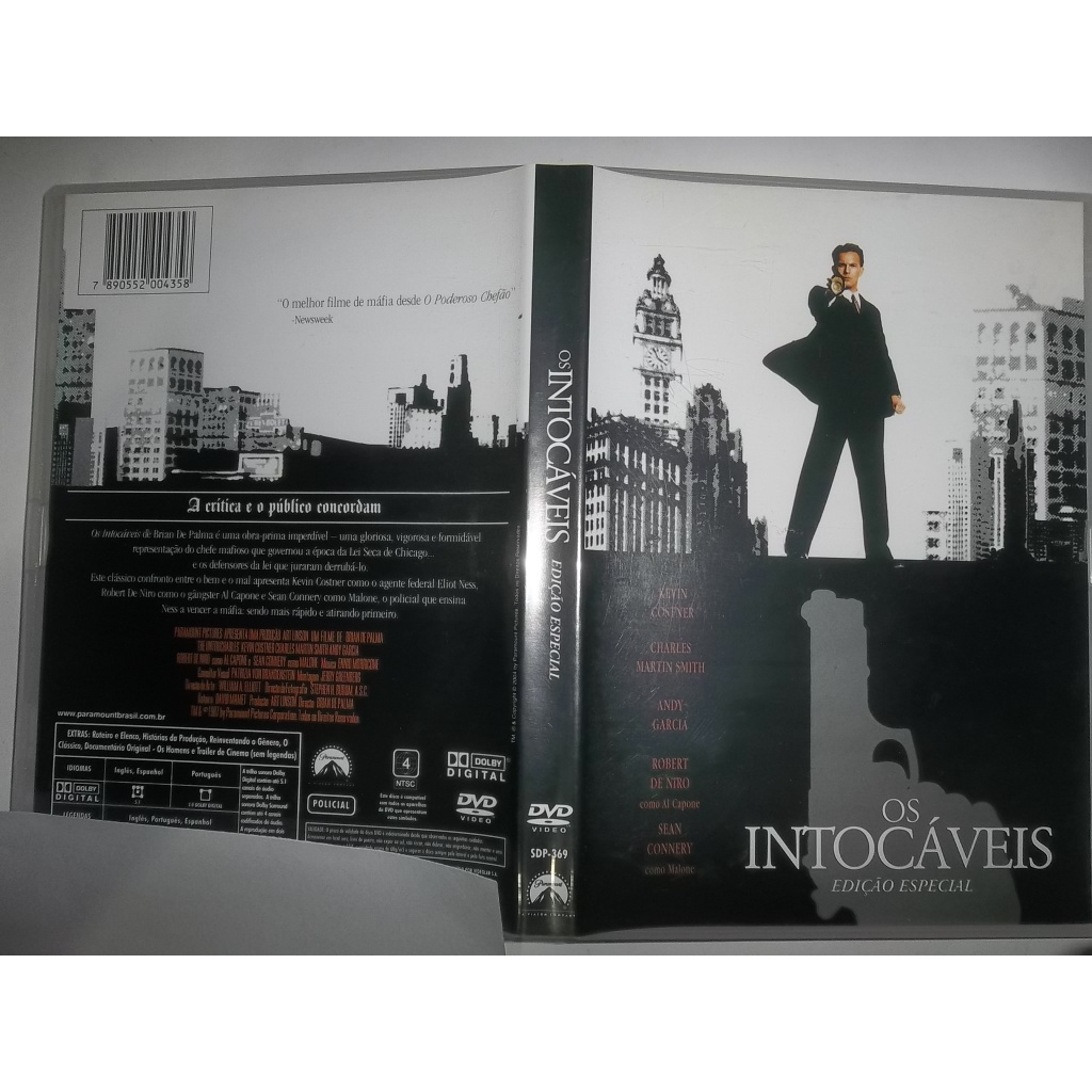 dvd os intocáveis edição especial kevin costner filme | Shopee Brasil