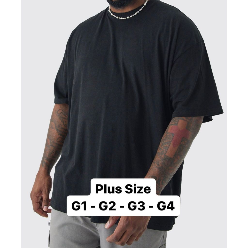 Camiseta Plus Size Lisa Masculina - G1 G2 G3 G4 - 100% algodão | Shopee Brasil
