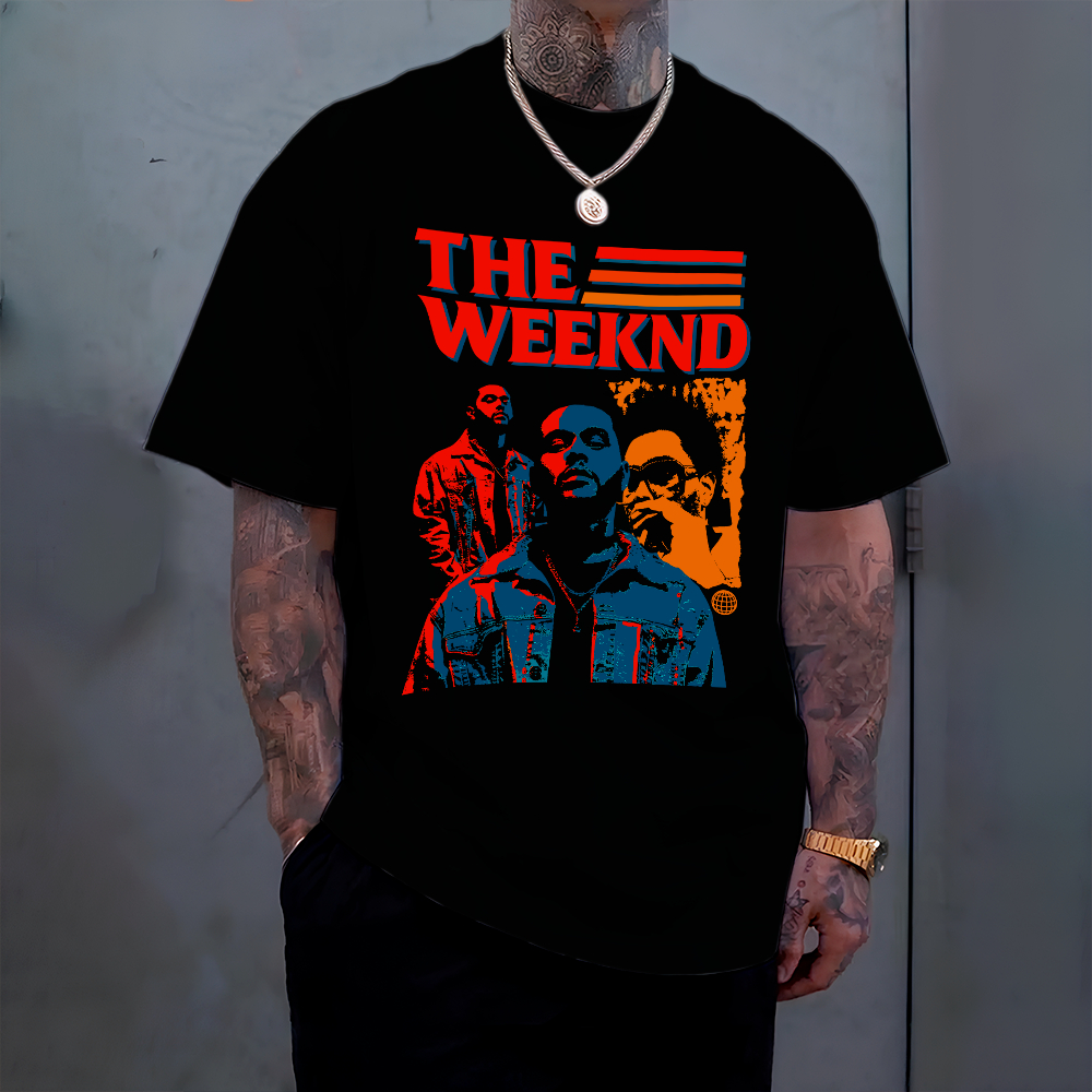 Camiseta Camisa Básica The Weeknd Rapper Fotos Album Music | Shopee Brasil