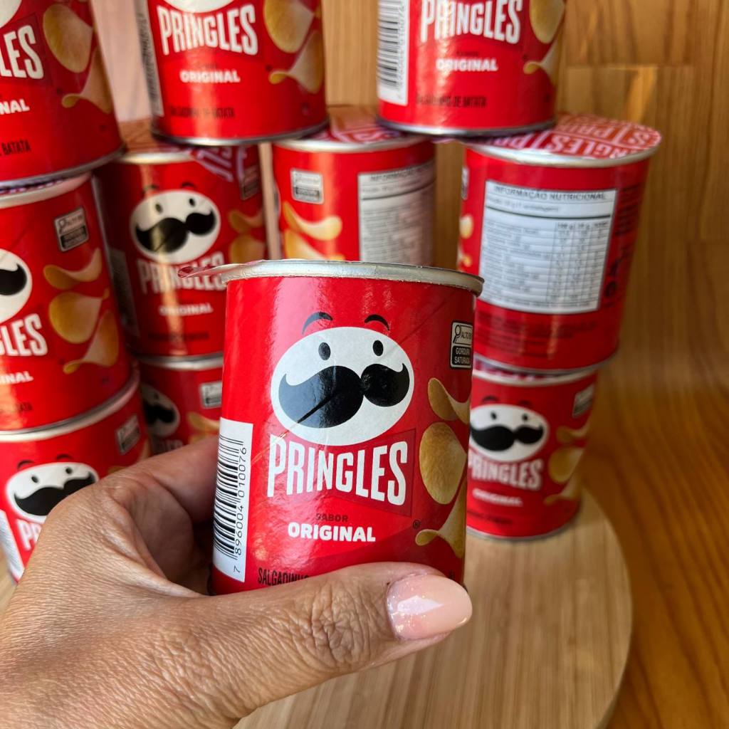 Batata Pringles 35G Caixa Com 12 Potinhos Original 35g CADA | Shopee Brasil