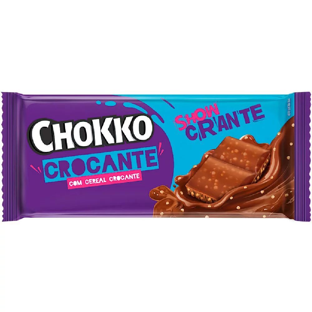Chocolate Chokko Crocante 65g | Shopee Brasil