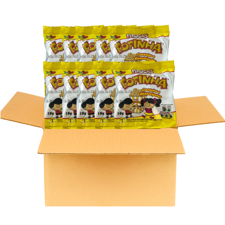 Pipoca Fofinha 30g 4 Pacotes Com 10 unidades cada | Shopee Brasil
