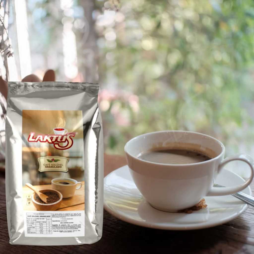 Café Solúvel Granulado Laktus 500g | Shopee Brasil