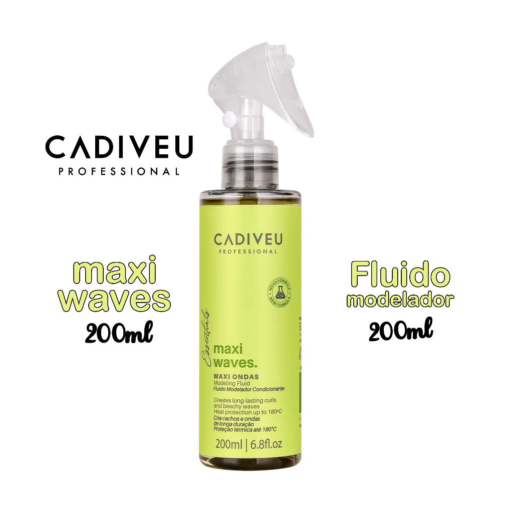 Cadiveu Maxi Waves Ativador de Cachos 200ml (Ativador Instantâneo de ...