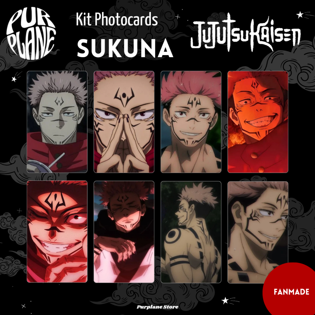 Photocards Anime Jujutsu Kaisen Fanmade Otaku Lomocards | Shopee Brasil