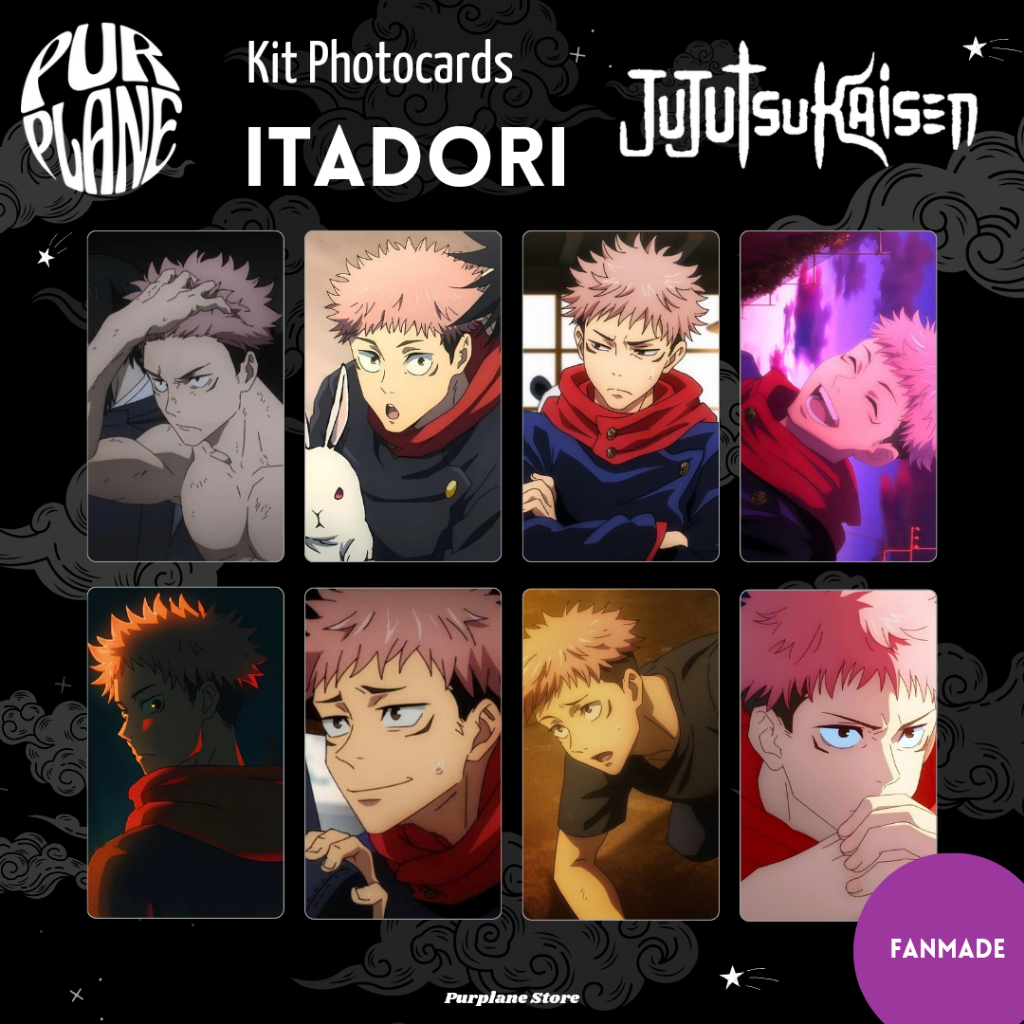 Photocards Anime Jujutsu Kaisen Fanmade Otaku Lomocards | Shopee Brasil