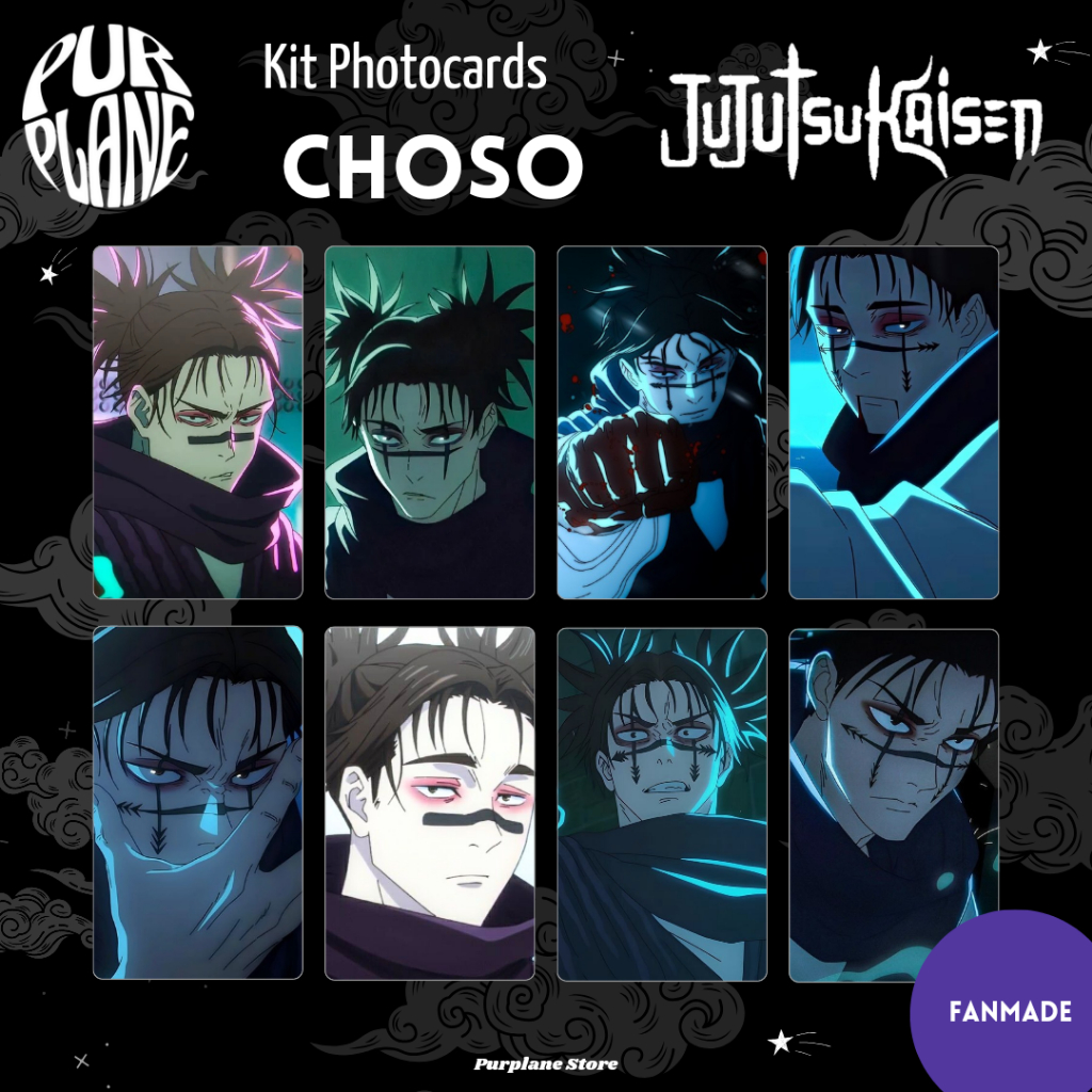 Photocards Anime Jujutsu Kaisen Fanmade Otaku Lomocards | Shopee Brasil