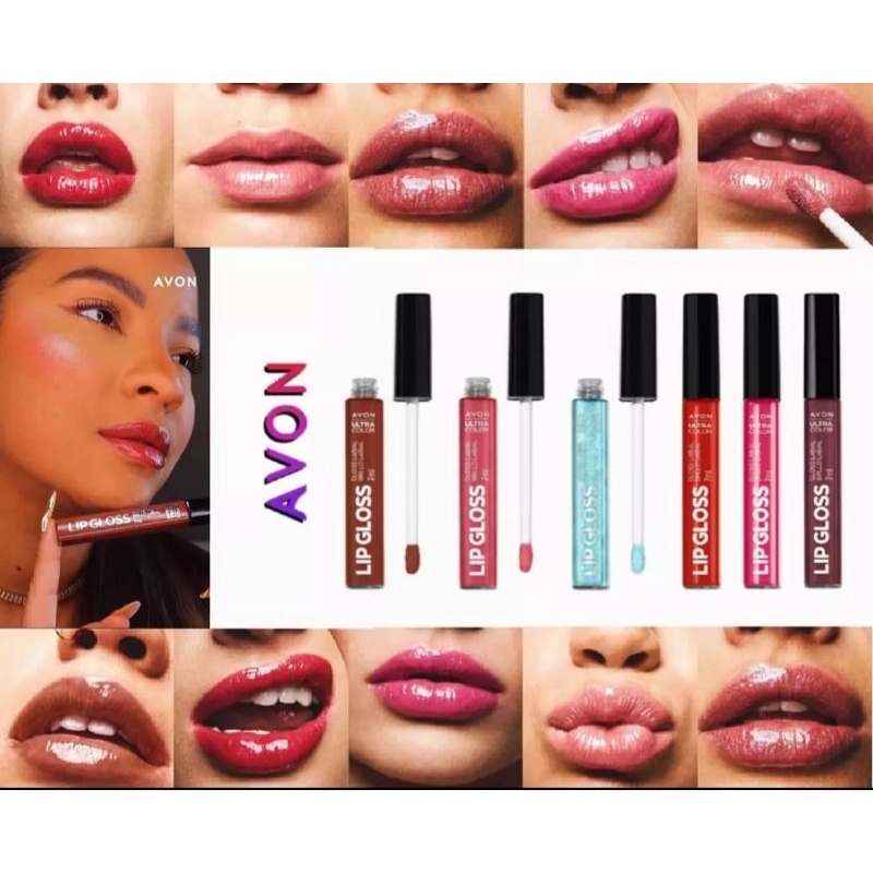 Gloss Labial Avon Ultra Color Lip Gloss 7ml | Shopee Brasil