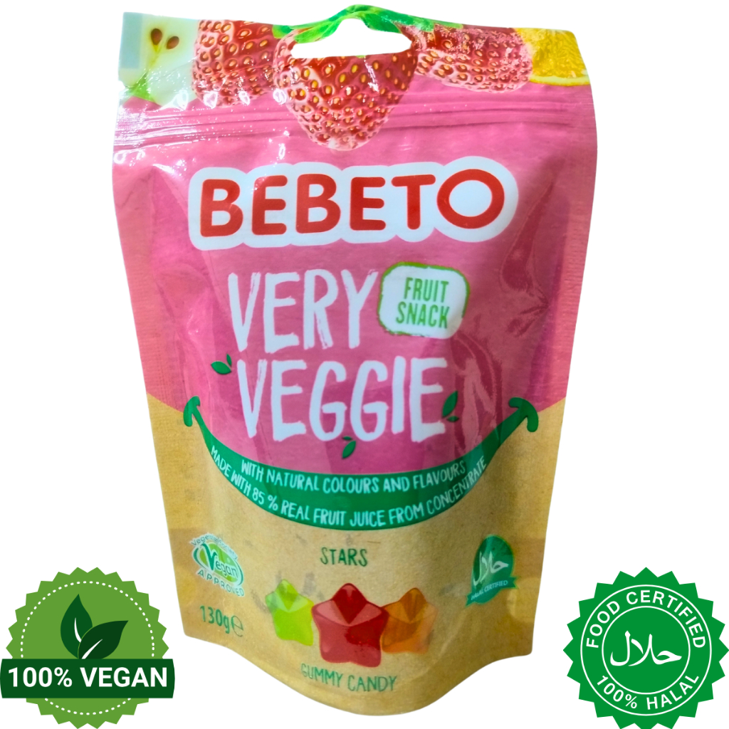 Bala Vegana Bebeto Bala Gelatina Importada da Turquia Very Veggie Fruit ...