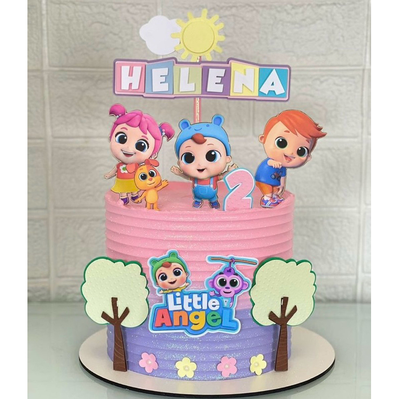 TOPO DE BOLO PERSONALIZADO - LITTLE ANGEL - LITTLE BABY - JOÃOZINHO ...