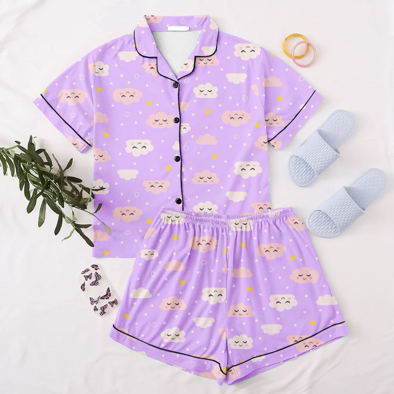 Pijama feminino modelo americano gringo roupa de dormir | Shopee Brasil