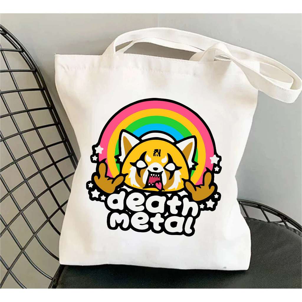 Bag Aggretsuko Retsuko Ecobag Ecologica Totebag Sacola Bolsa | Shopee ...