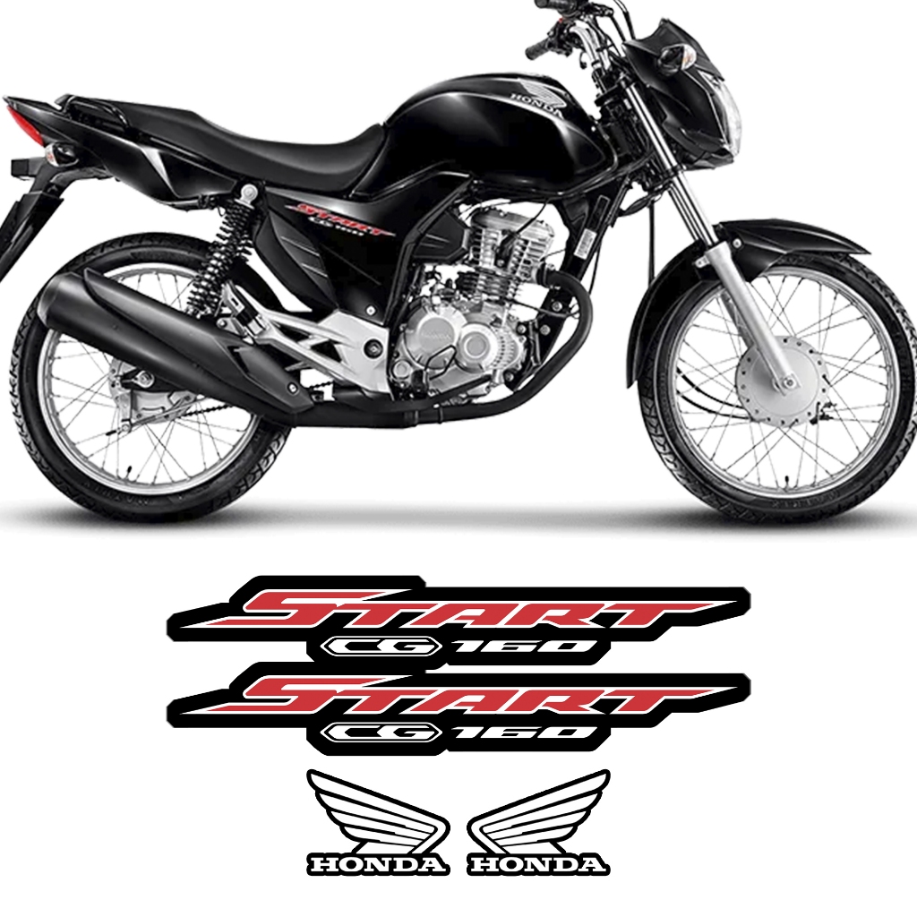 Kit Adesivos Para Moto Honda CG 160 Start 2024 | Shopee Brasil