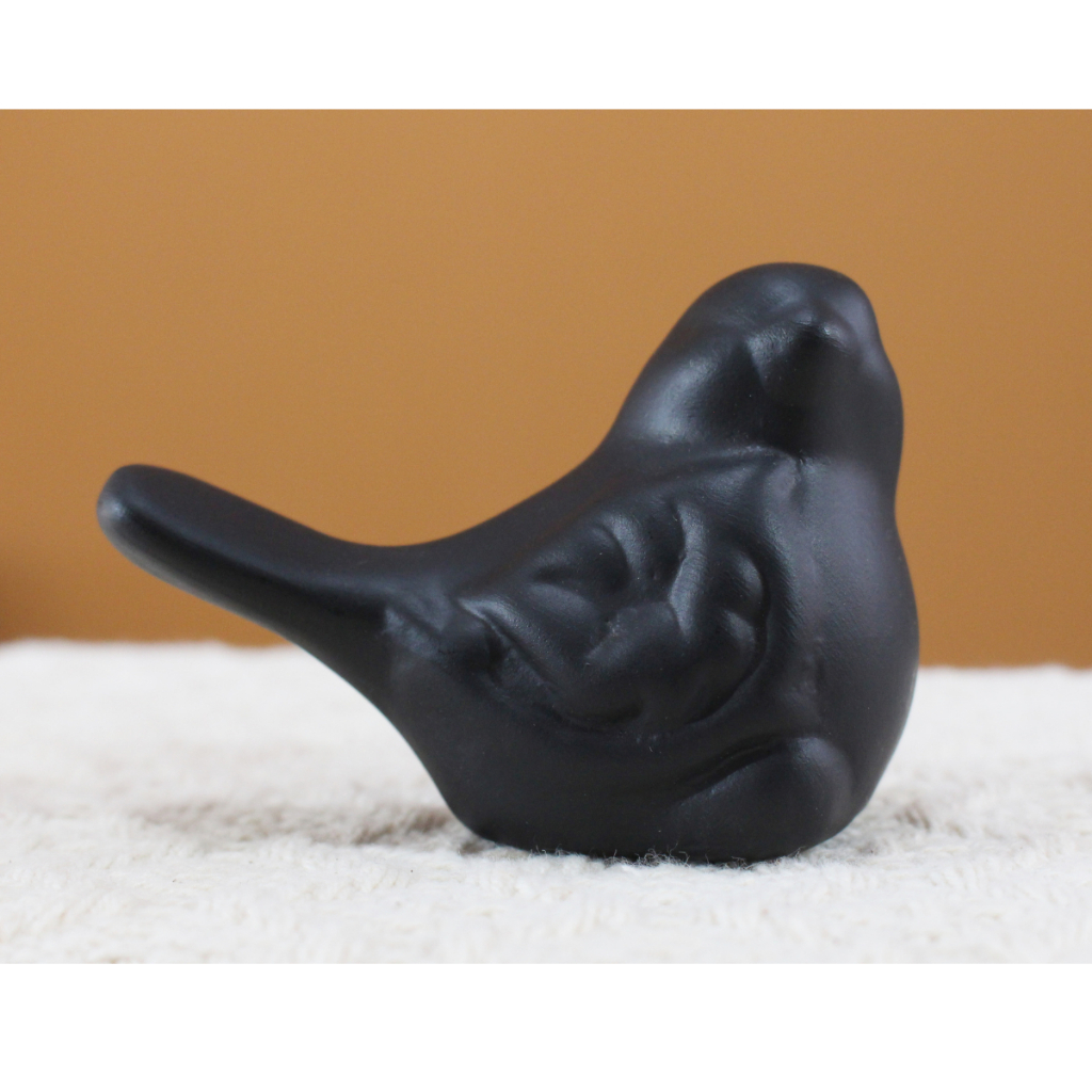 Passarinho pp em ceramica acetinado preto | Shopee Brasil