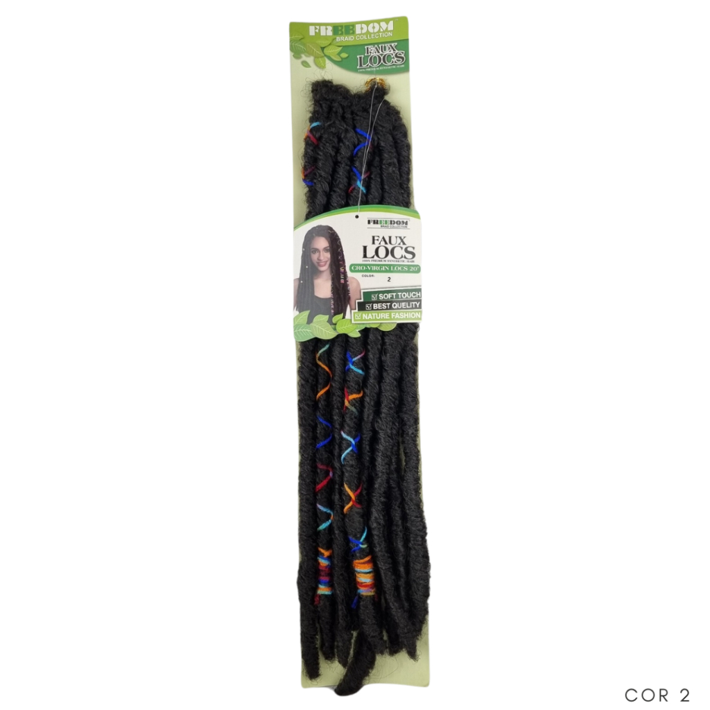 Dread Faux Locs Cro Virgin - Freedom | Shopee Brasil