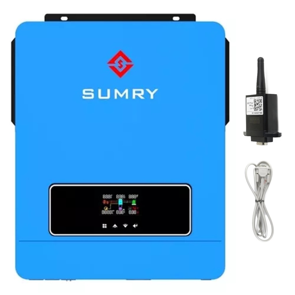 Inversor Híbrido 10.2kw Com E Sem Bateria Off+ongrid 48/220v sumry ...
