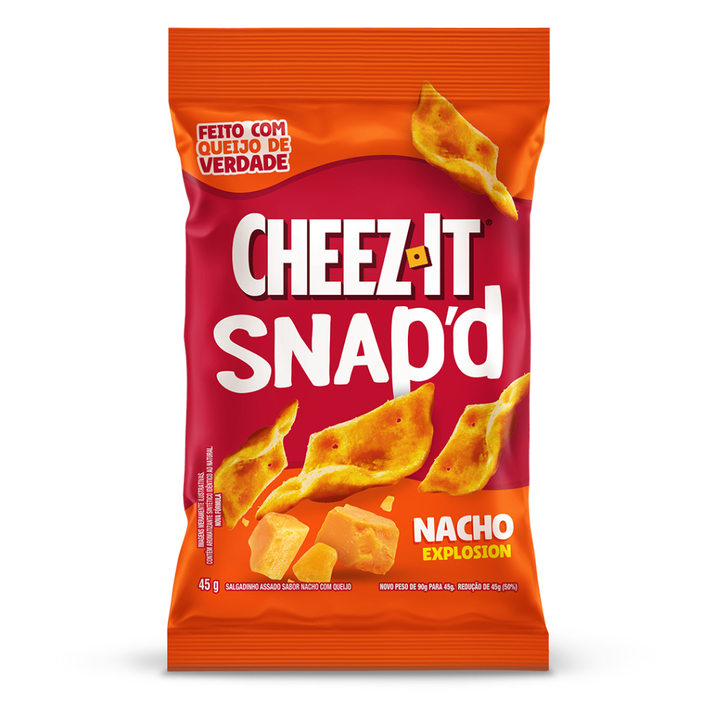 Salgadinho De Queijo Cheez-It® Snap'D Nacho Explosion 45G | Shopee Brasil