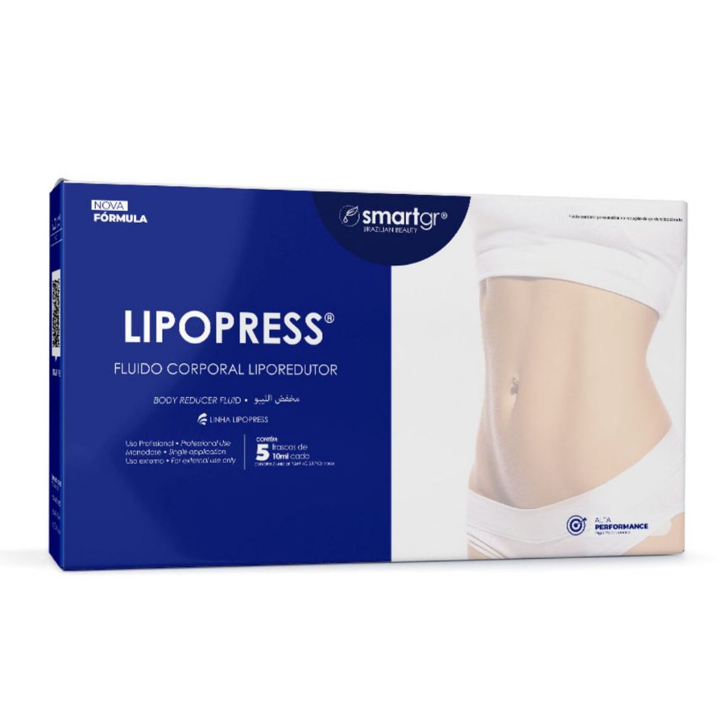 Lipopress Liporredutor Corporal Smart GR 5 x 10ml | Shopee Brasil
