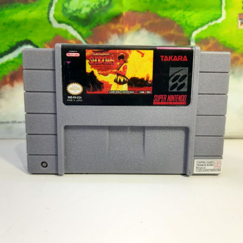 Samurai Shodown Super Nintendo Snes | Shopee Brasil