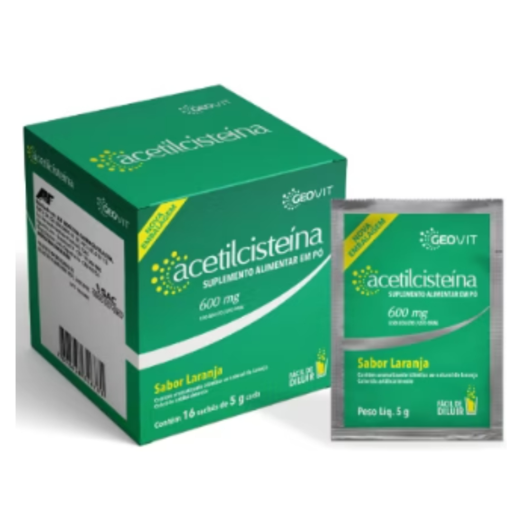 Cisteil 600mg com 16 Envelopes - Acetilcisteina Expectorante | Shopee ...