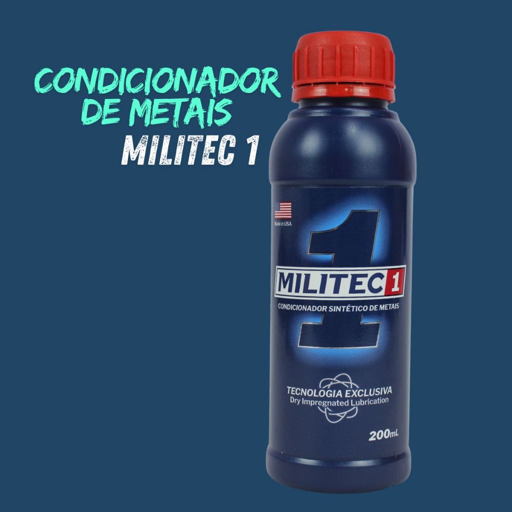 Militec 1 Condicionador de Metais Óleo 200ml 100% Original | Shopee Brasil