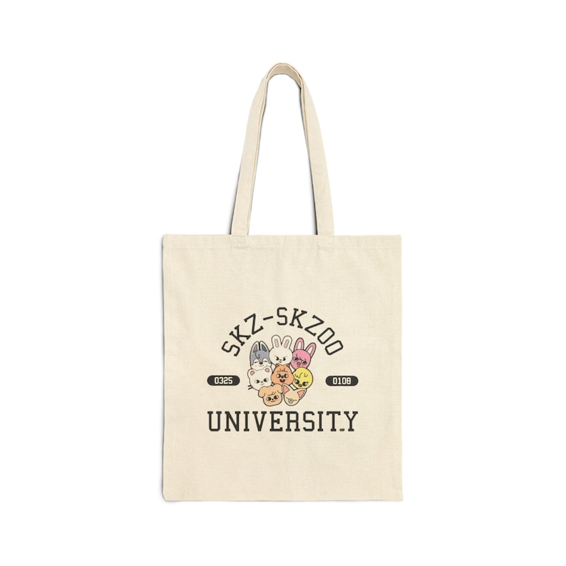 Bolsa Sacola Ecobag SKZOO University Stray Kids Kpop | Shopee Brasil