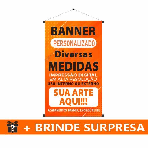 Banner Faixa Personalizado - DIVERSAS MEDIDAS - MANDE SUA ARTE | Shopee Brasil