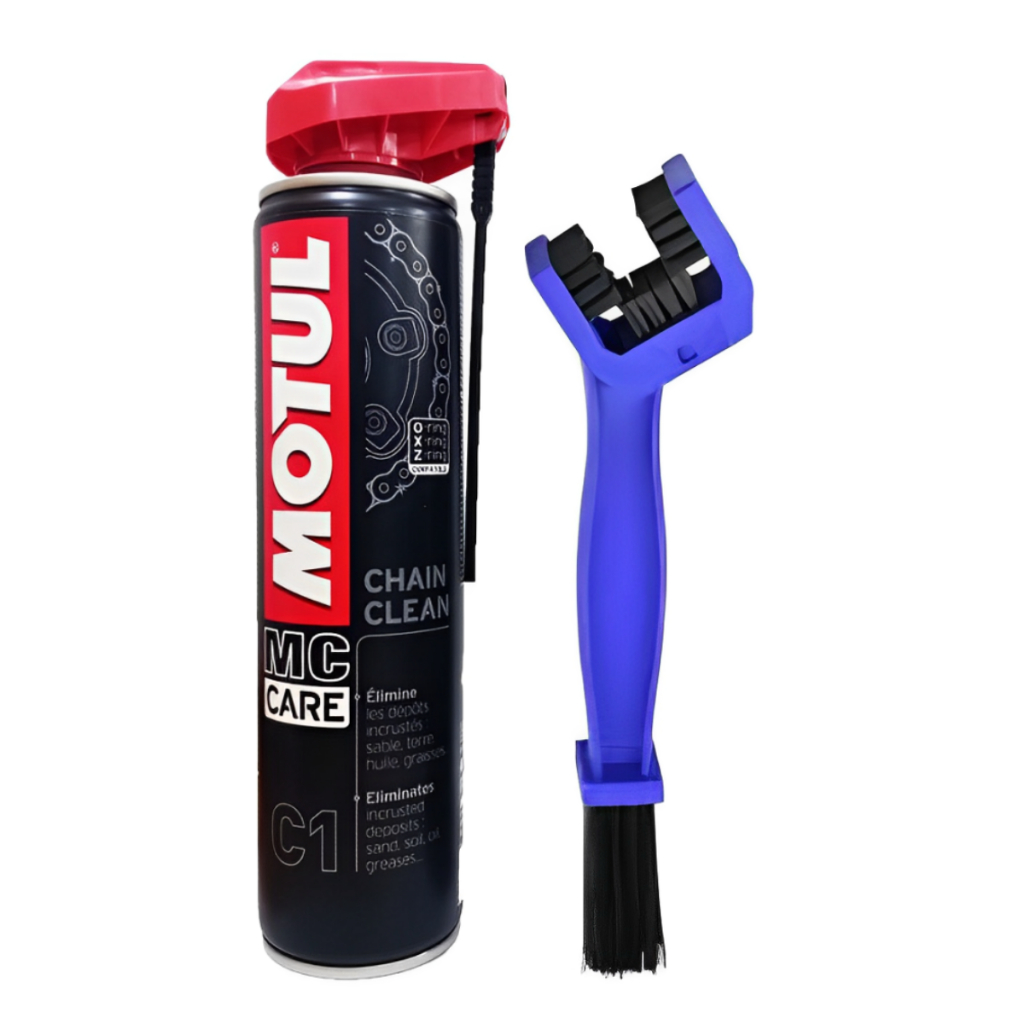 Kit Lubrificante Motul C1 Chain Clean C/ Escova De Corrente | Shopee Brasil